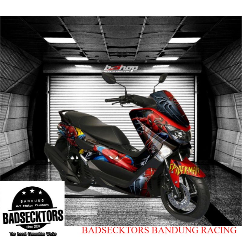 Yamaha nmax full body decal sticker with Spider-Man motif, cool choice ...