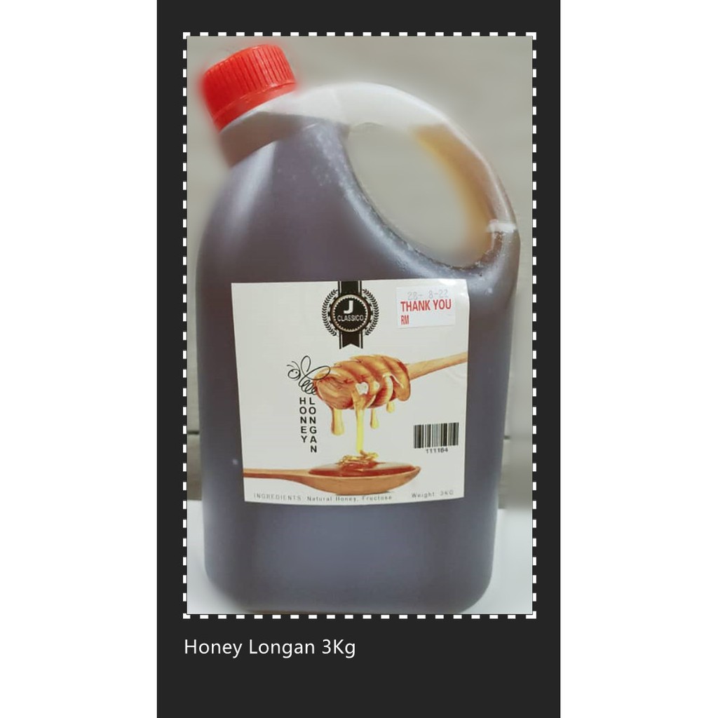 JB Taiwan Honey Longan / Madu Longan 3kg (For Bubble Milk Tea/ Honey ...