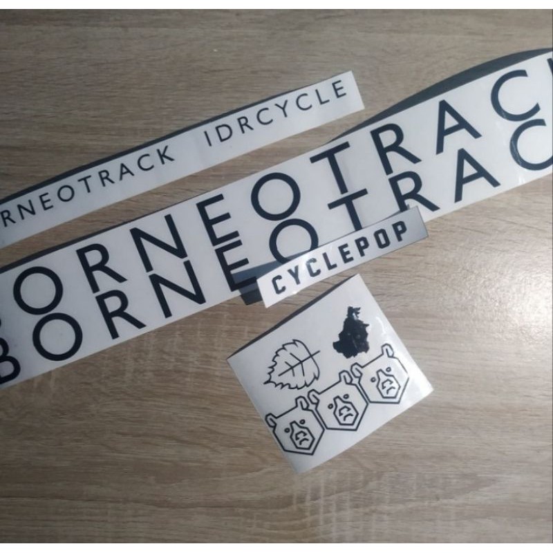 Borneotrack Fixie Bike Cutting Sticker | Shopee Malaysia