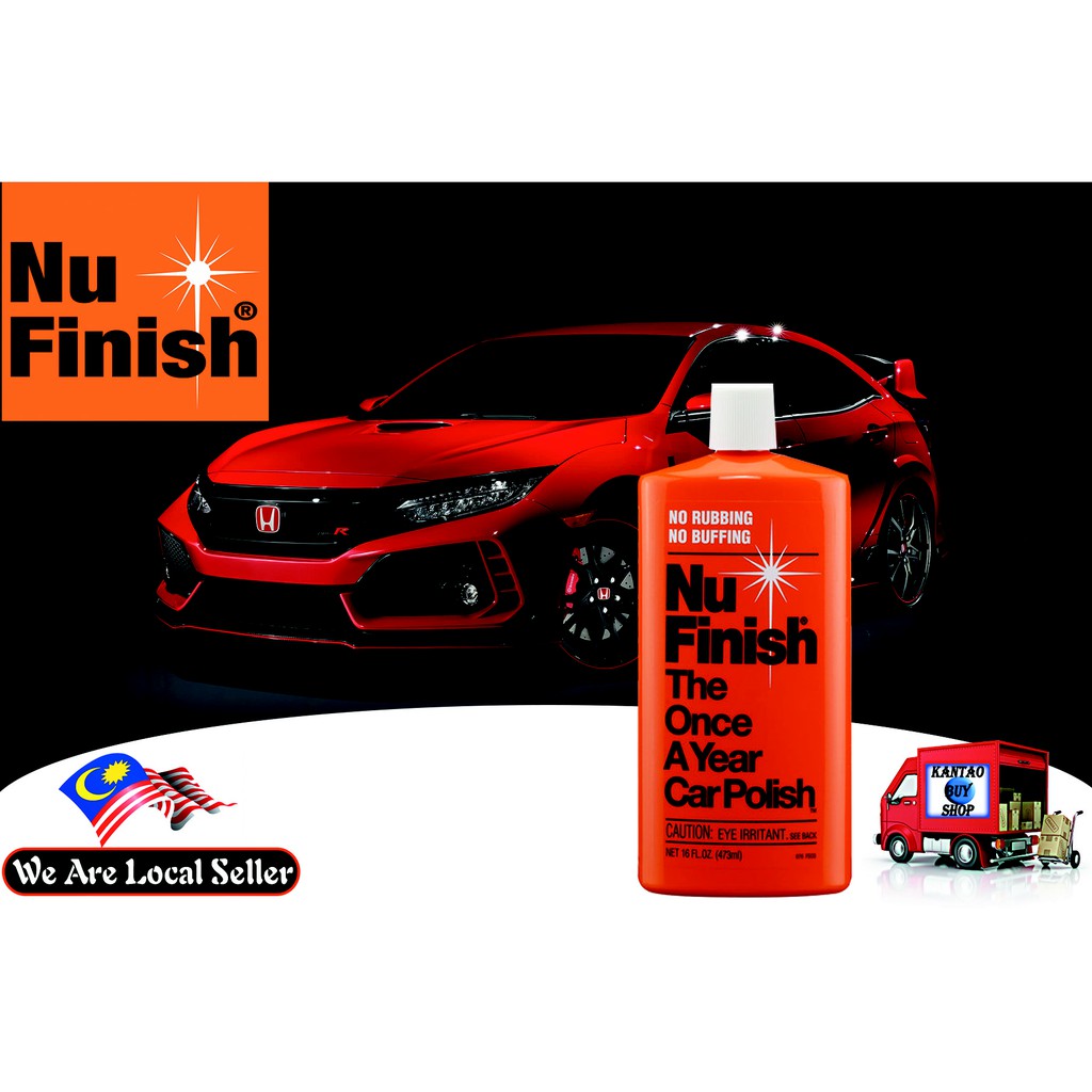 Nu Finish No 1 Car Polish 473ML (+free gift) | Shopee Malaysia
