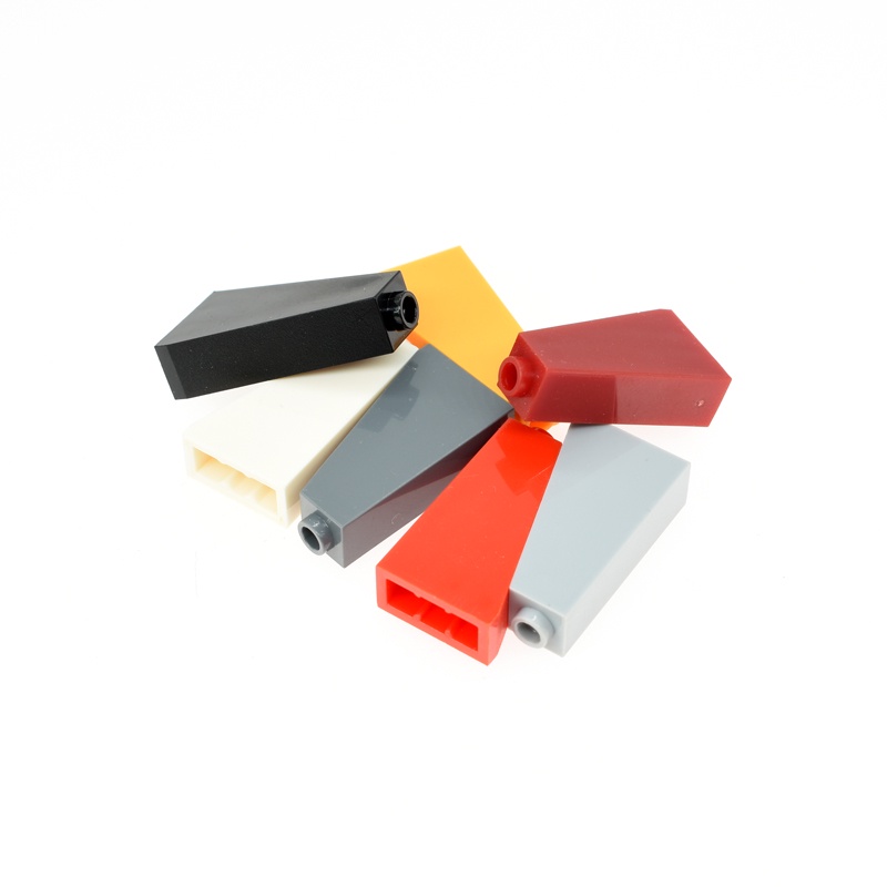 [FunBrick] 50PCS Brick Slope 1x2x3 73° 4406 Roof Stone Compatible ...