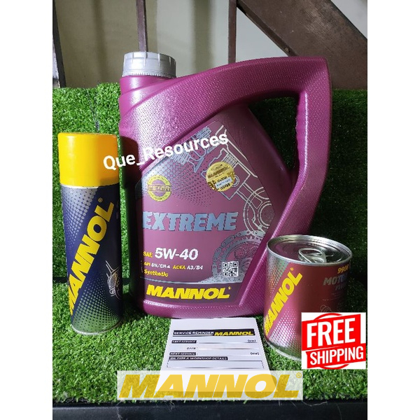 MANNOL 7915 5W40 FULLY SYNTHETIC EXTREME + ESTER | Shopee Malaysia