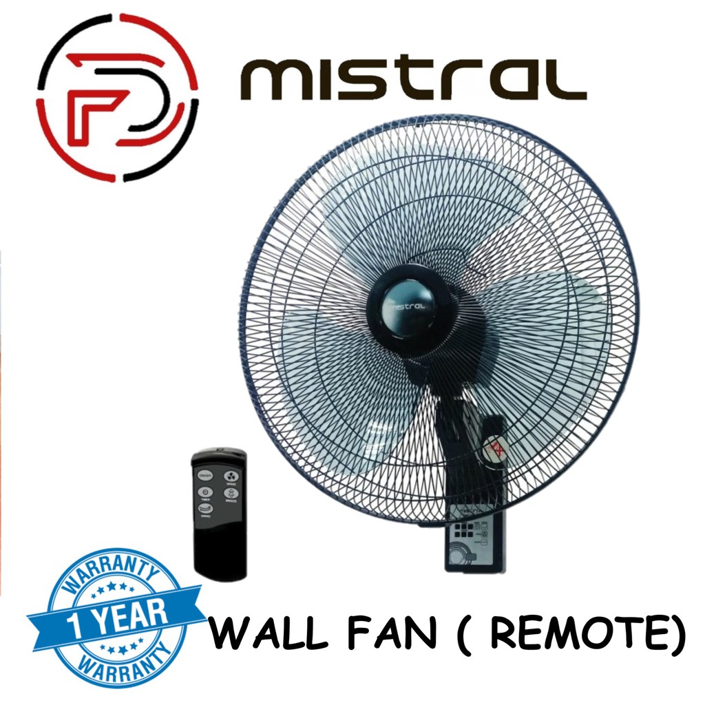 MISTRAL Wall Fan 16" with Remote (MWF16R) [ READY STOCK ] | Shopee Malaysia