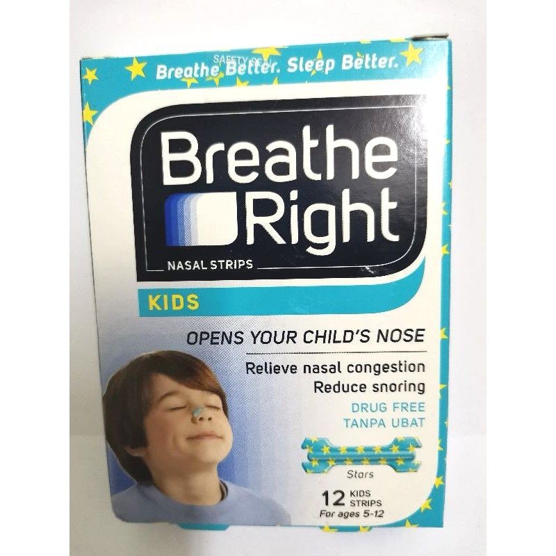 (Original) Breathe Right Kids 12's Nasal Strips (Kids | Shopee Malaysia