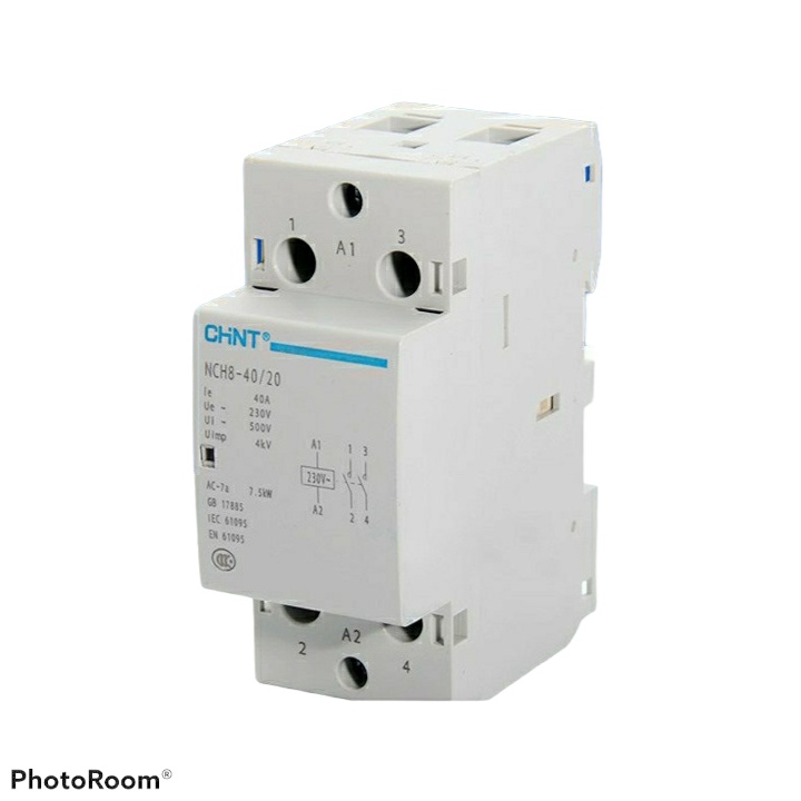 Starter from 1 phase 220V CHINT NCH8 25A 40A 63A contactor contactor | Shopee Malaysia