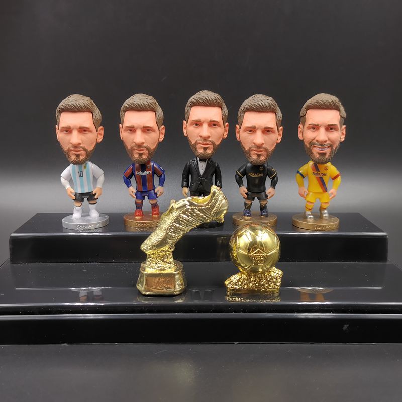 Lionel messi mini action figures Lionel messi's career doll collection ...