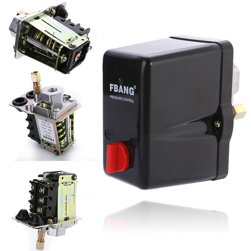 3-Phase 380V 400V 16A Pressure Switch For Compressor Air Compressors ...