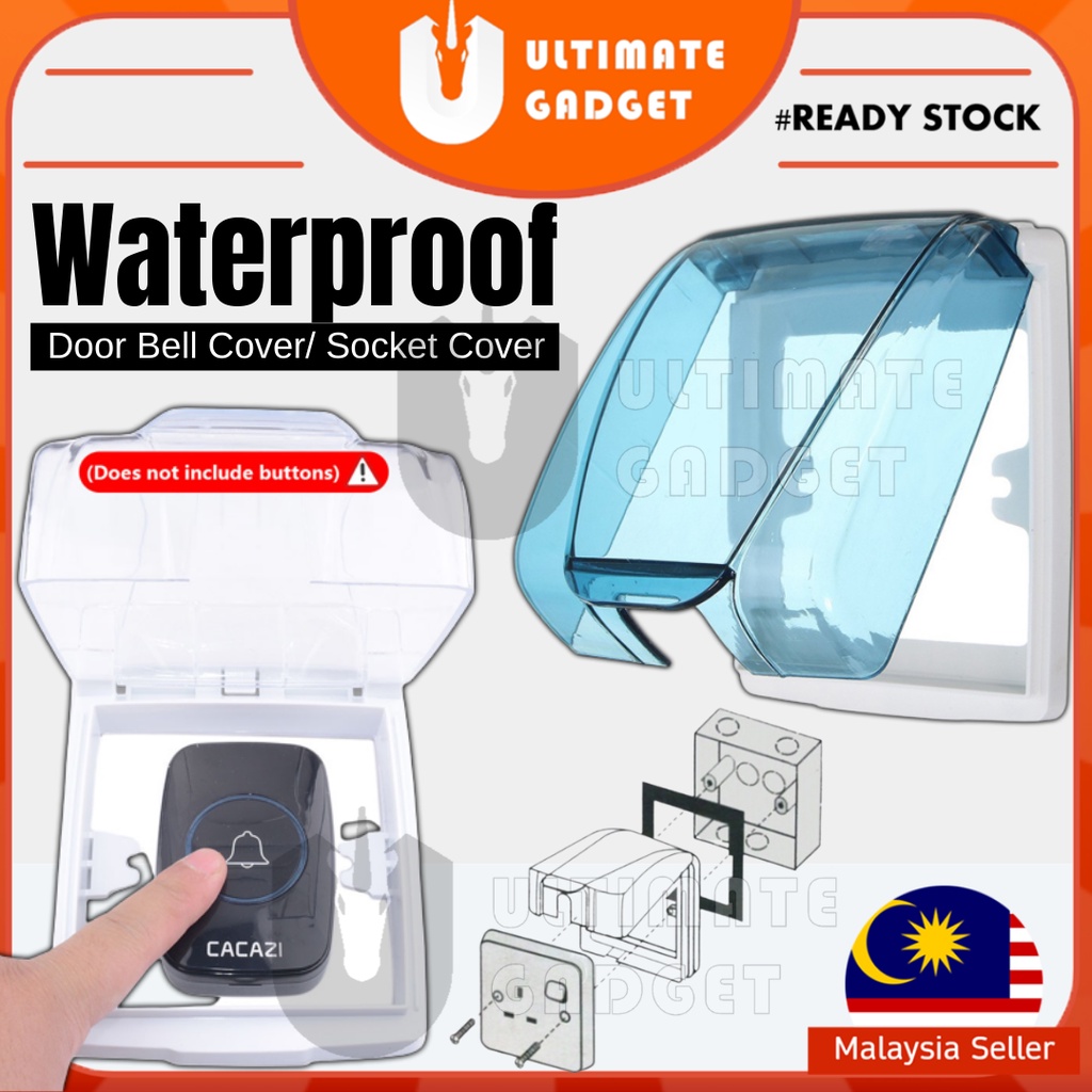 Waterproof Door Bell Cover / Waterproof Socket Cover Doorbell Case ...