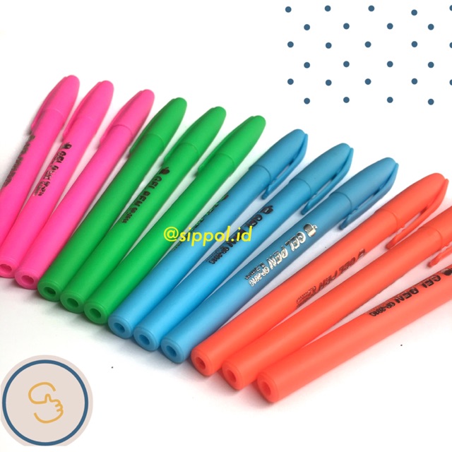 Apple GP-2016 GEL Pen (Dozen) | Shopee Malaysia