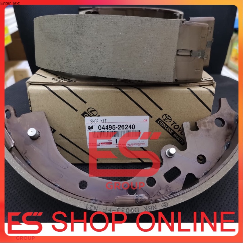 Toyota [REAR] Brake Shoe / Lining SET (04495-26240) -For Hiace Van ...