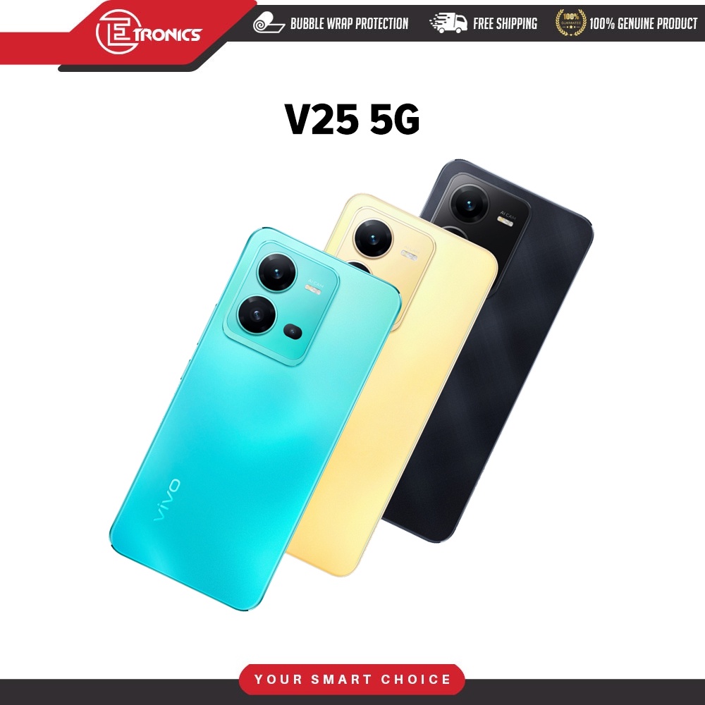 VIVO V25 5G [8GB+8GB RAM | 256GB ROM] - MediaTek Dimensity 900 - Original Warranty by Vivo ...