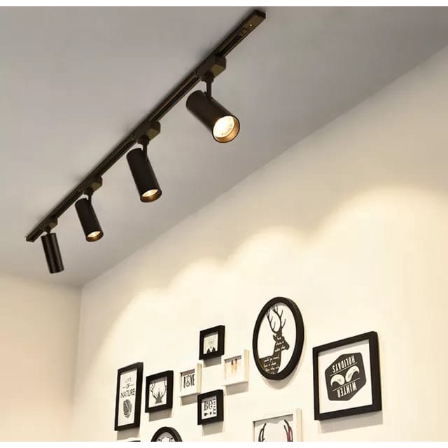 Track light [ Set ] Led With 2 Meter Rail Track + 4 Led Track Light 12w ...