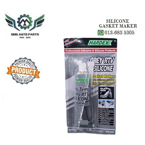 【HARDEX】RS-625 GREY RTV SILICONE GASKET MAKER GUM 100g | Shopee Malaysia