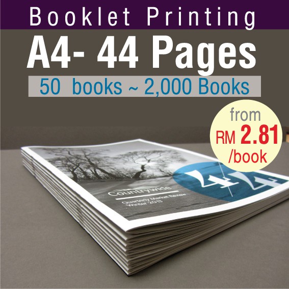 A4 Booklet 44pages Custom Printing for Book, Company Profile, Product ...