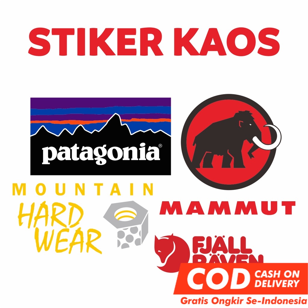 Sablon Iron Sticker Fabric Outdoor Gear - Clothes Sticker - Cartoon ...