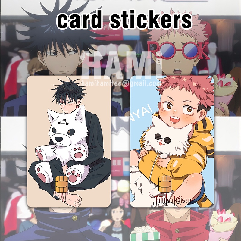 JUJUTSU KAISEN STICKER - JUJUTSU KAISEN CARD STICKER - SATORU YUJI ...