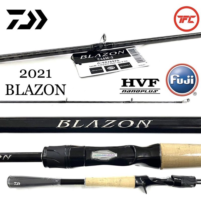 Daiwa 2021 blazon baitcasting & spinning rod | Shopee Malaysia