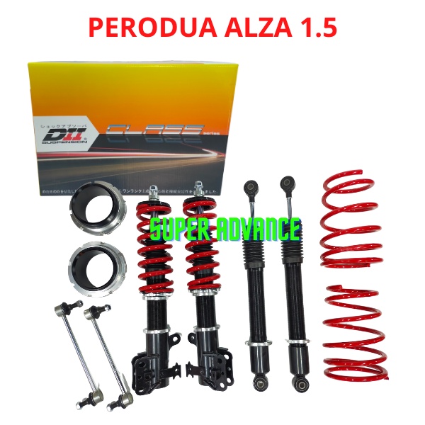🔥Ready Stock🔥 Perodua ALZA (100% SERVICEABLE) DII Adjustable Absorber ...