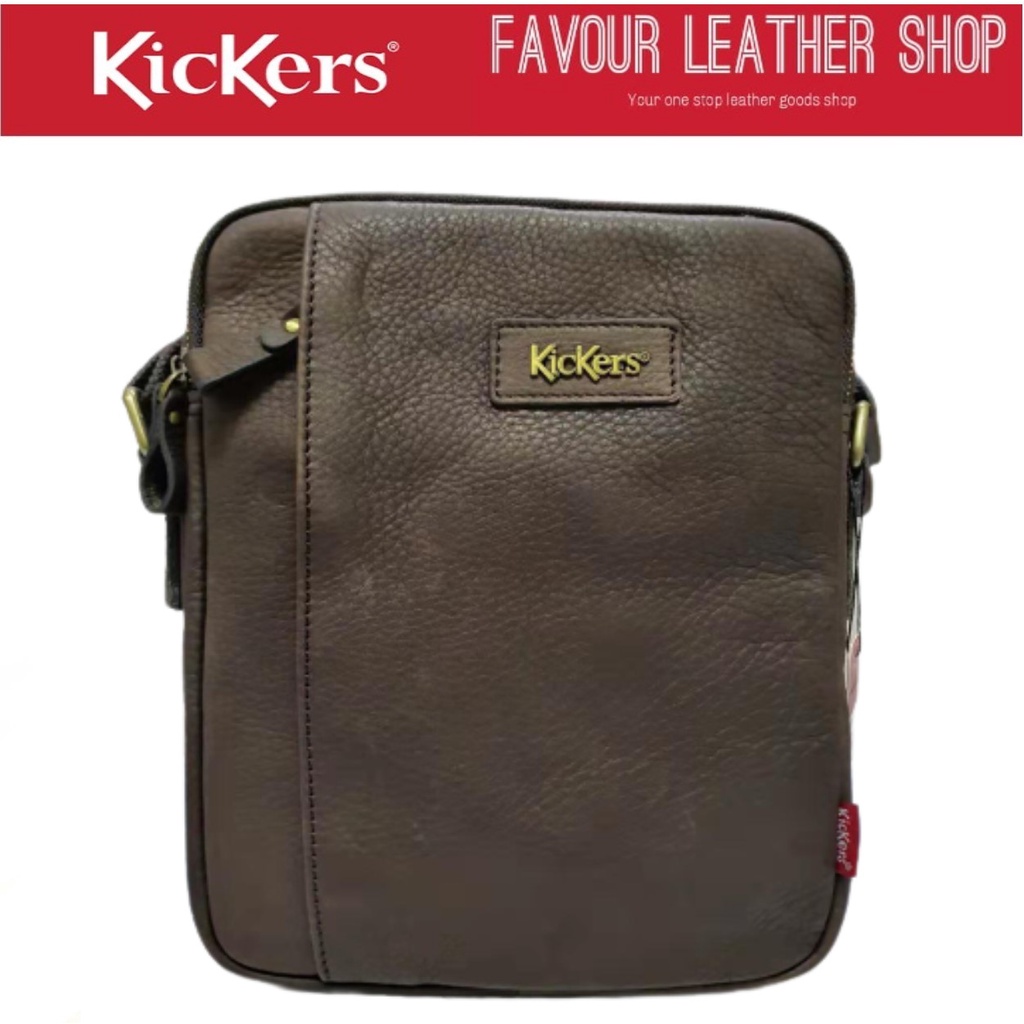 Kickers Genuine Leather Sling Bag (1KIC-S-78695) | Shopee Malaysia