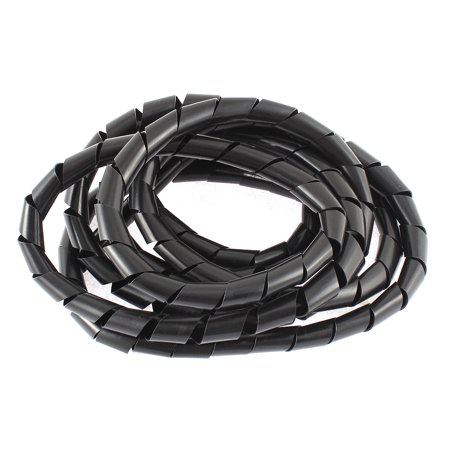 SPIRAL WRAPPING BAND 6MM /8MM /10MM /12MM /15MM /19MM ( BLACK ...