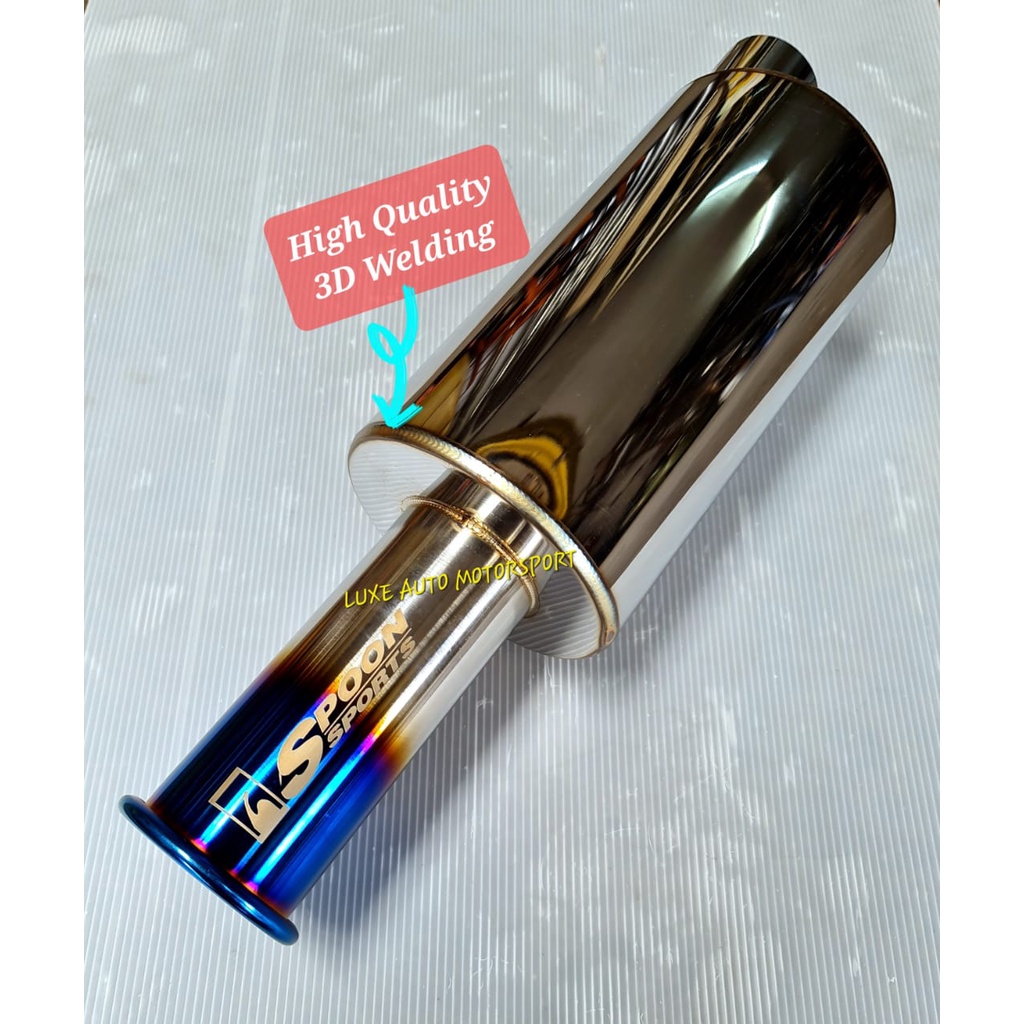 Spoon N1 Sflow Racing Sport Exhaust Muffler Ekzos (Titanium) (Good ...
