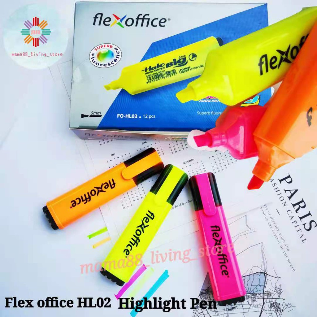 [READY STOCK] KC1830 Flexoffice HL02 Highlight Pen/荧光笔 | Shopee Malaysia