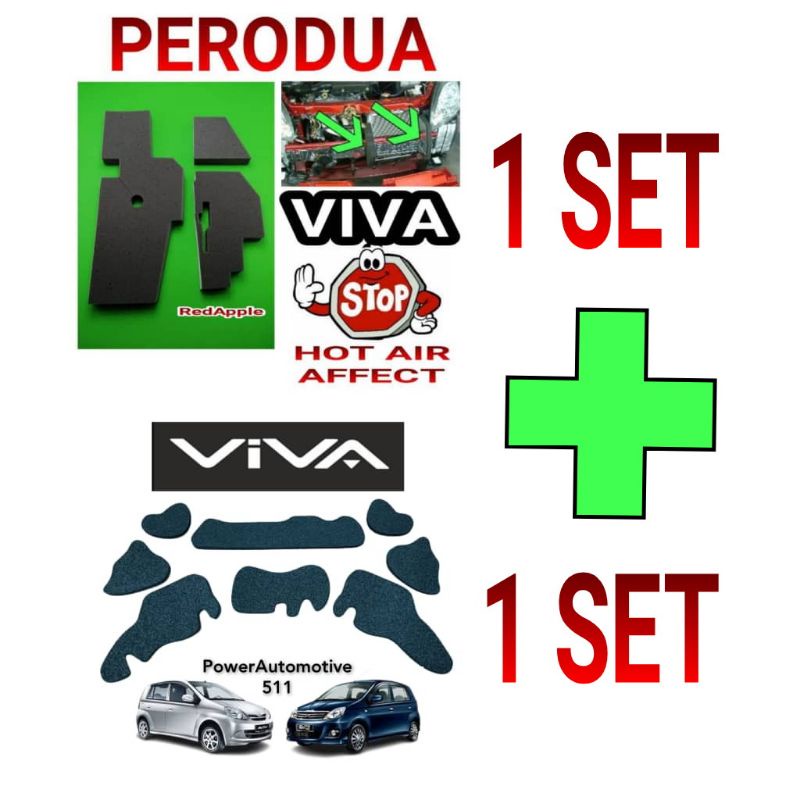 (Include Double Side Tape) PERODUA VIVA 2007 - 2014 AIR COND CONDENSER ...