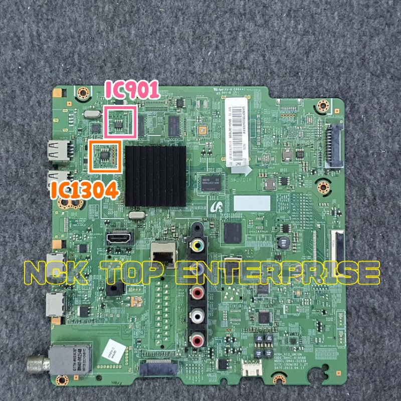 SAMSUNG UA40F5500AR IC eMMC + 25Q40CL + 24C256 EEPROM / BIOS / FIRMWARE ...