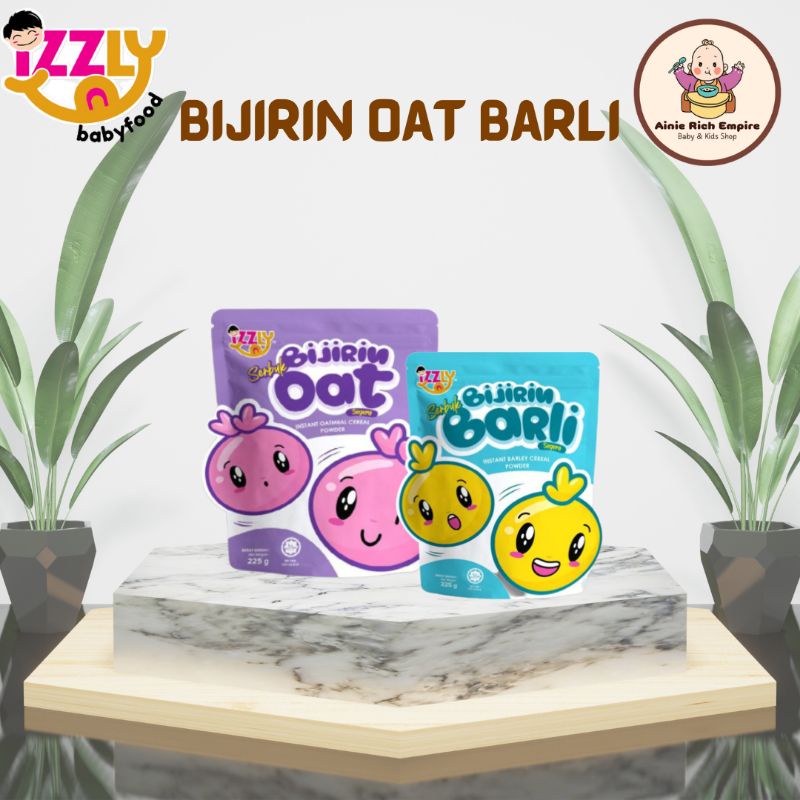 IZZLY Homemade Baby Food,Bijirin oat barli,Halal Tanpa Gula,Garam Dan ...