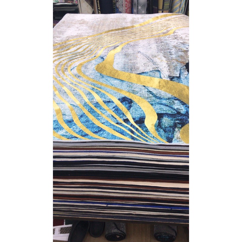 2nd hand 3d velvet carpet viral (give for free) | Shopee Malaysia