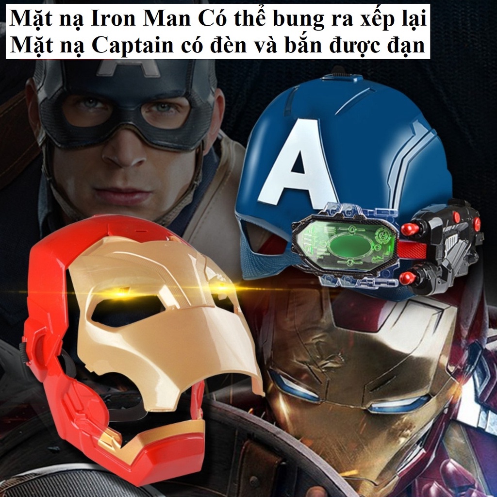 Children's Toys Toys For Babies Superhero Iron man Captain America Iron ...