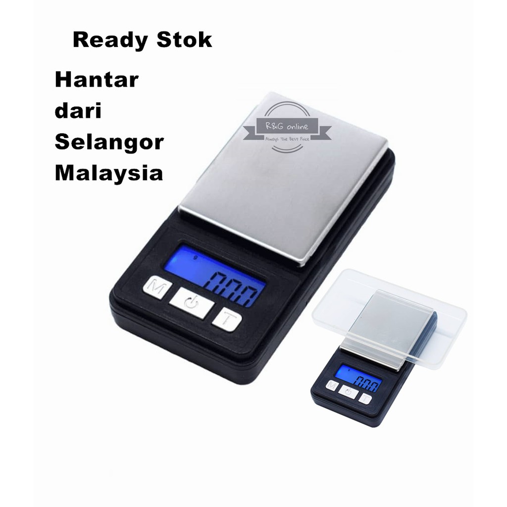 Portable Digital Scale 200g * 0.01g / Penimbang Digital / Mini Digital ...