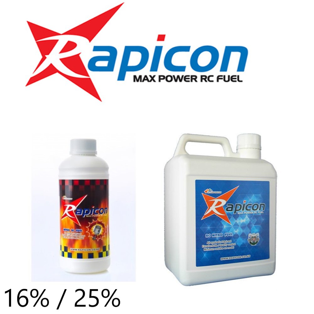 Rapicon Nitro Fuel For RC Nitro Car Truck Buggy 16% 25% Fuel | Shopee ...