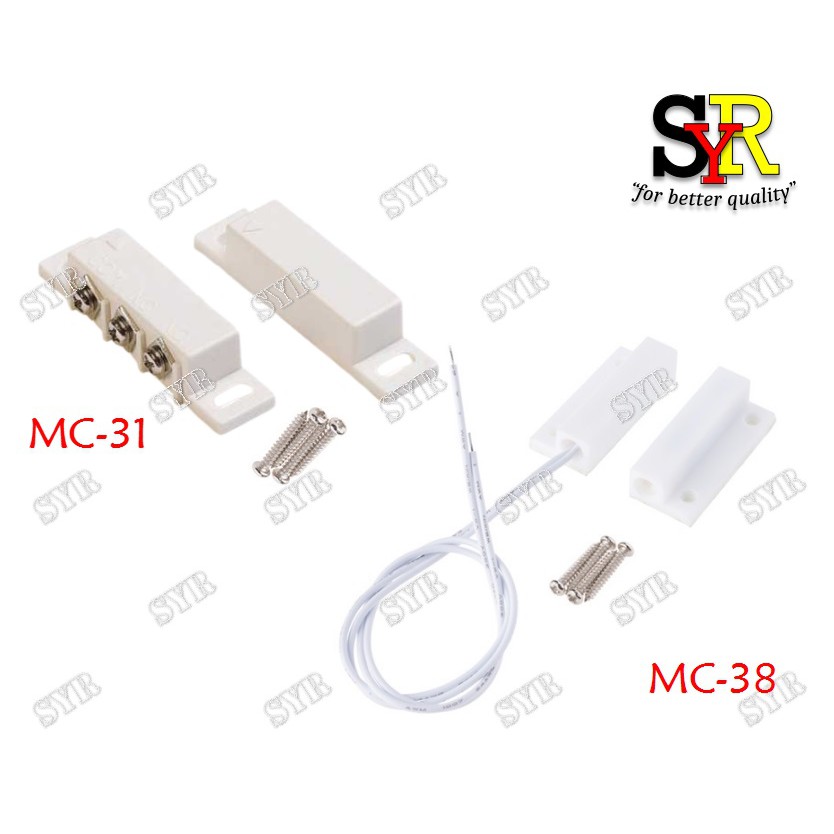 Reed Magnetic Switch for Door & Window MC-31(NO/NC) / MC-38 (NC ...