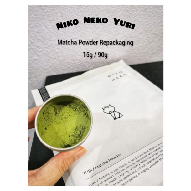 Niko neko Yuri Matcha powder repack (15g /30g) | Shopee Malaysia