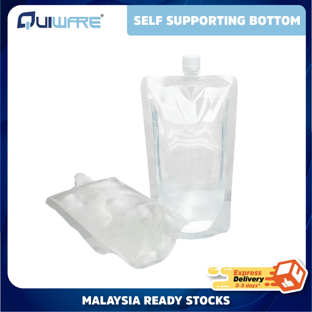 (100pcs) Transparent Juice Suction Bag / Suction Water Bag / Portable ...