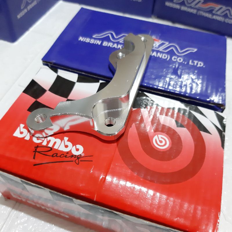 Caliper BRACKET 2 PISTON WAVE 125 SUPRA 110 125 KHARISMA BLADE REVO ...