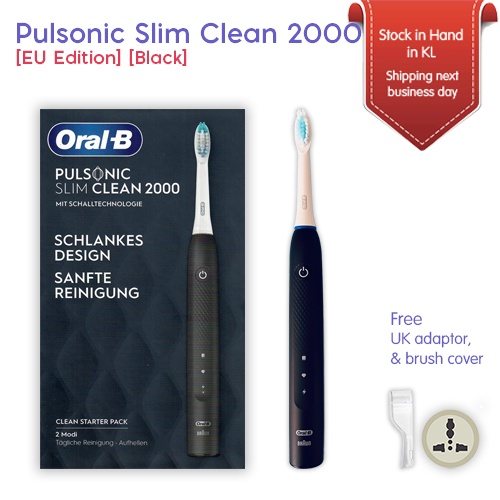 Oral-B Pulsonic Slim Clean 2000 Electric Sonic Toothbrush for Gentle ...