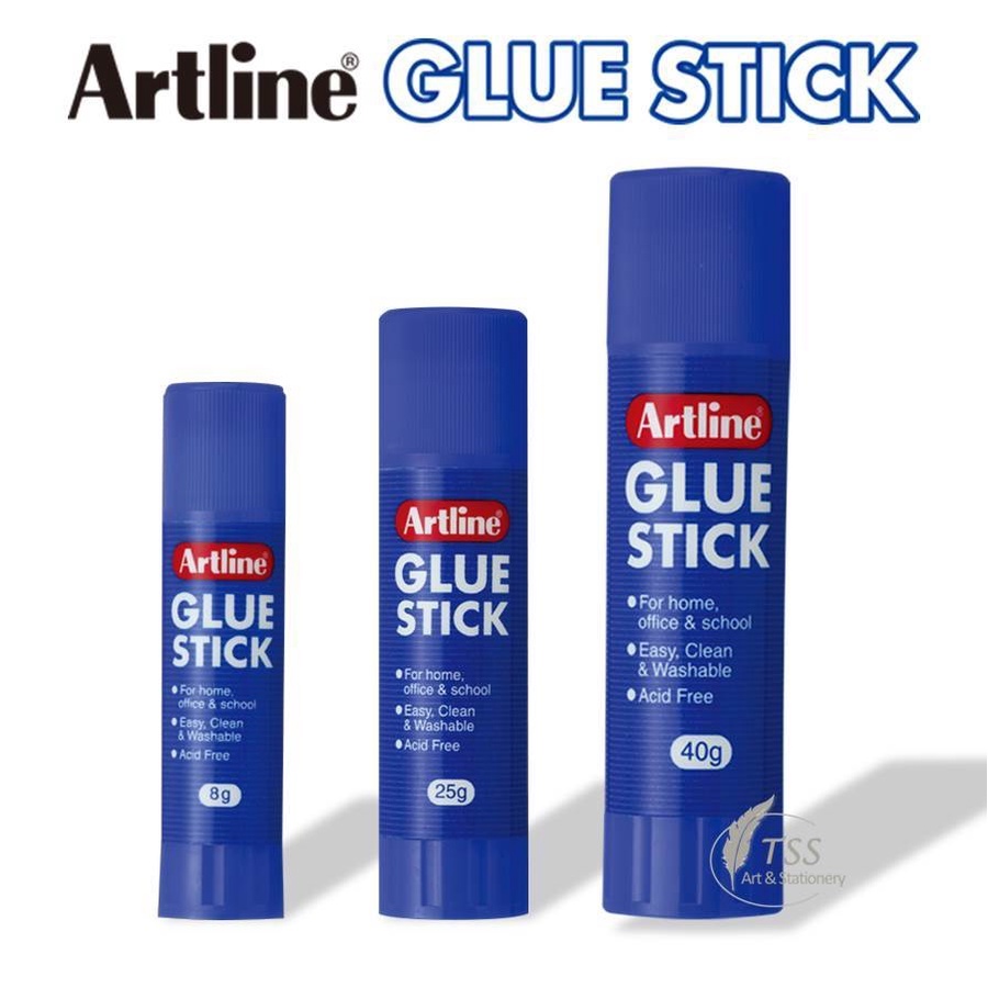 ARTLINE Glue Stick 8g / 25g / 40g - (1pcs) | Gam kertas | Shopee Malaysia