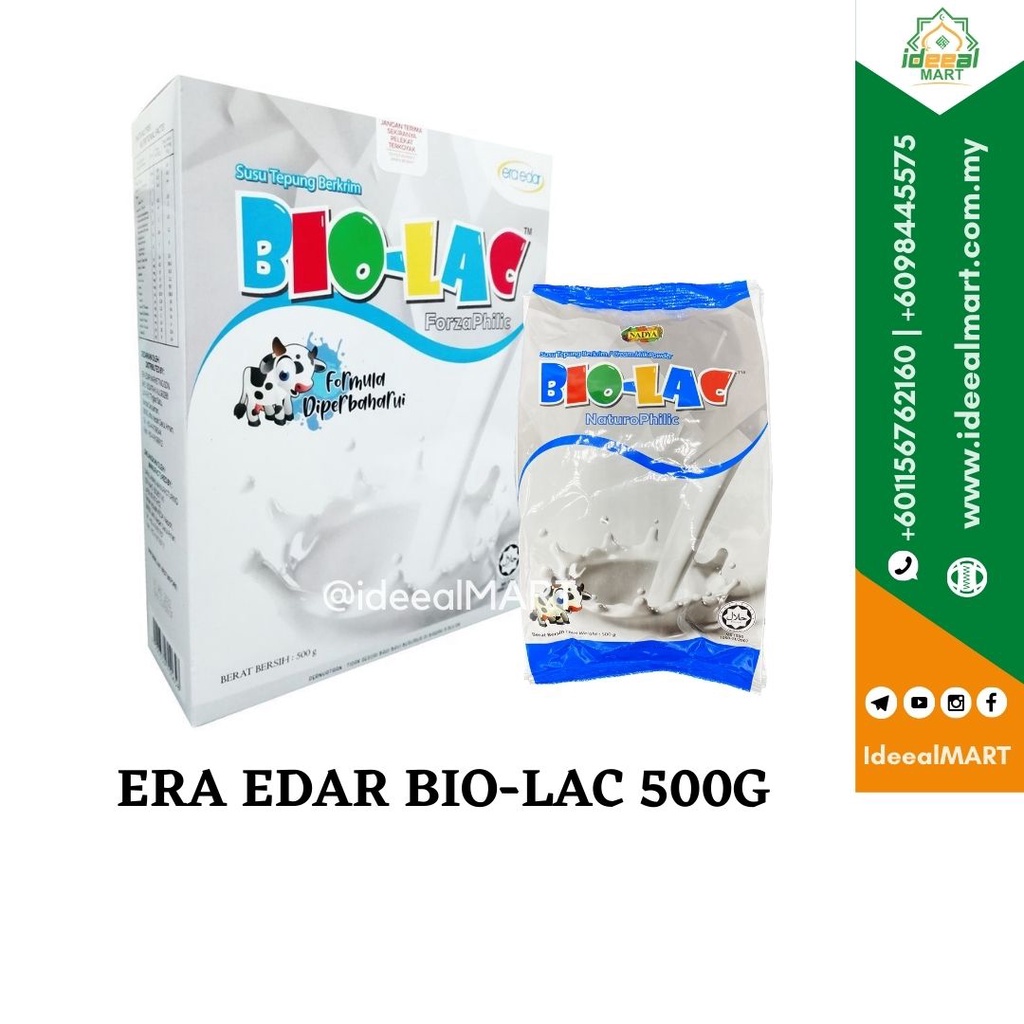 ERA EDAR SUSU BIO-LAC 500G (KOTAK) | Shopee Malaysia