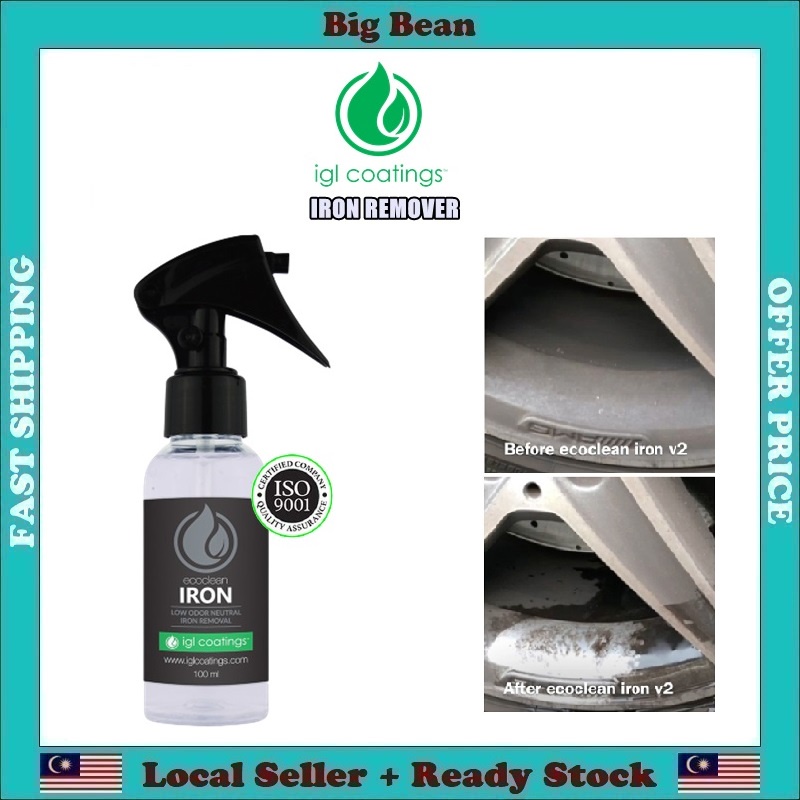 🔥QUALITY🔥 IGL Coatings Ecoclean Iron - Car Wheel Cleaner Brake Dust ...