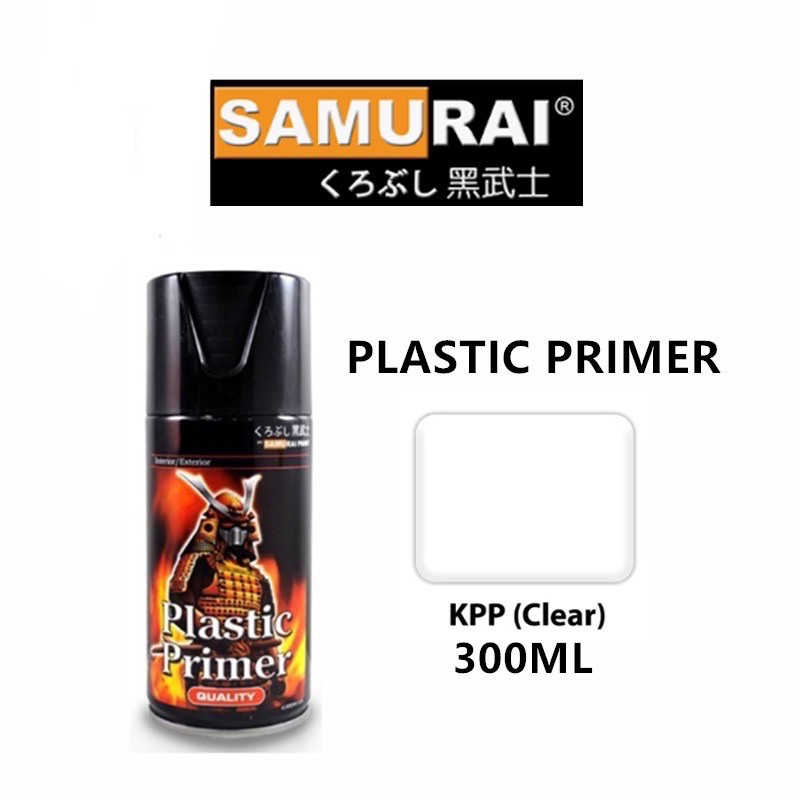 SAMURAI SPRAY PAINT PLASTIC PRIMER - KPP (300ML) | Shopee Malaysia