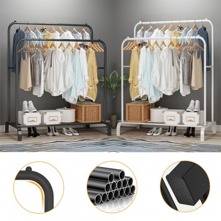 Rak Baju Besi Clothes Rack Rak Tempat Gantung Ampaian Penyidai ...