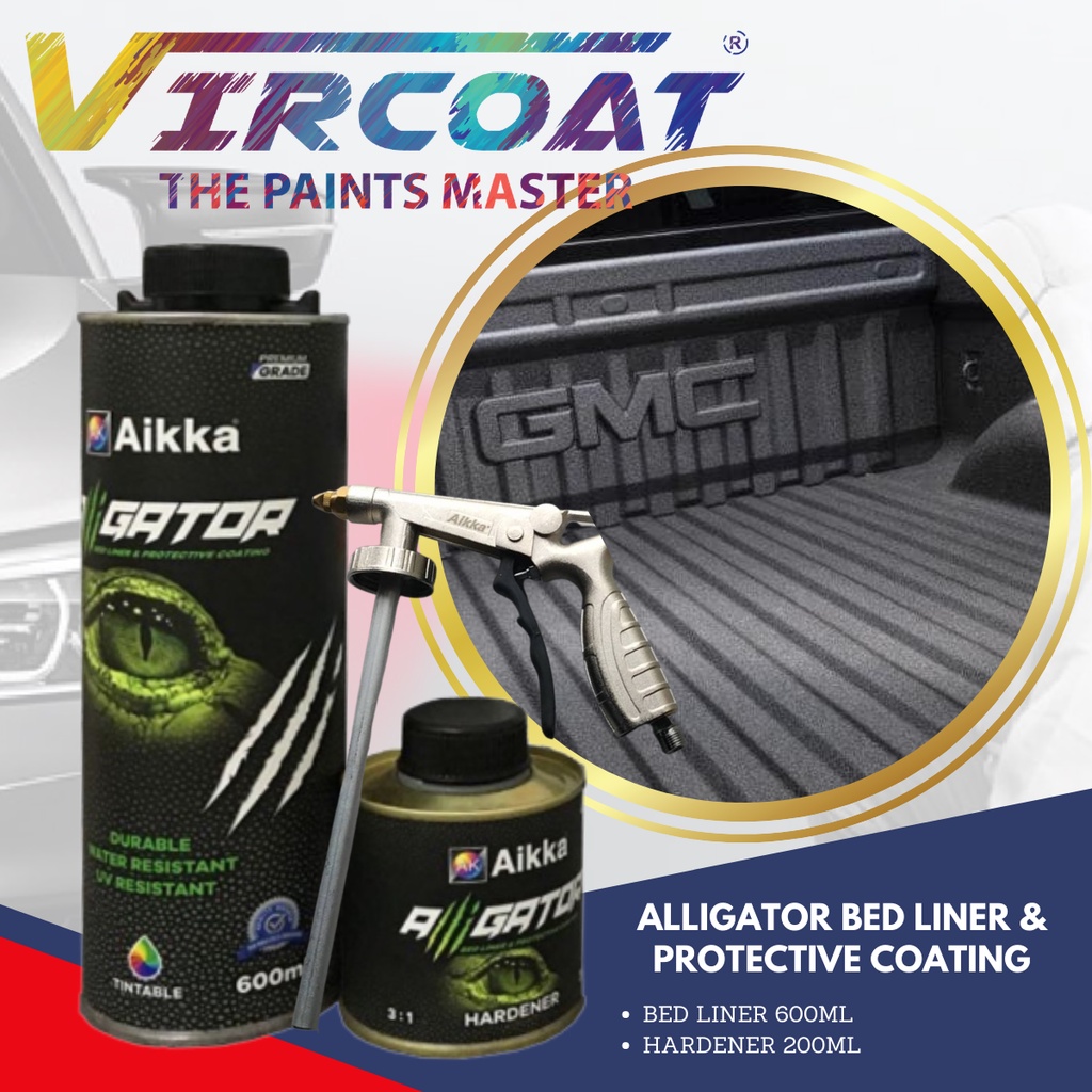 Aikka Alligator 1390 Bed Liner & Protective Coating 猛兽漆 | Shopee Malaysia
