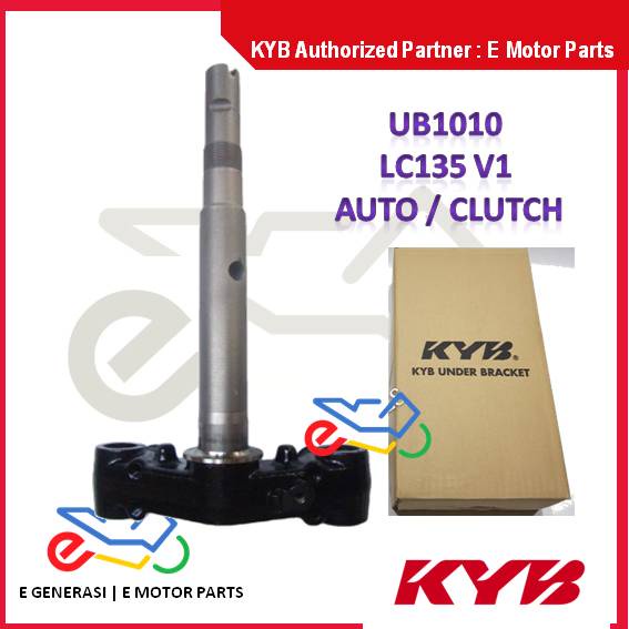 T-FORK LC 135 Y125 Y15ZR Y16 SRL RXZ FZ150 FORK T FORK KYB TIGA KAKI STEERING DAMPER UNDER ...