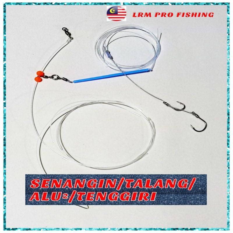 (READY STOK) PERAMBUT KILLER SENANGIN/TALANG/BARRACUDA/TENGGIRI 60LB ...