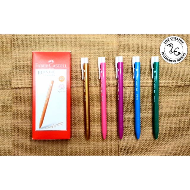 FABER CASTELL RX Gel COLOUR Pen - 0.7mm | Shopee Malaysia