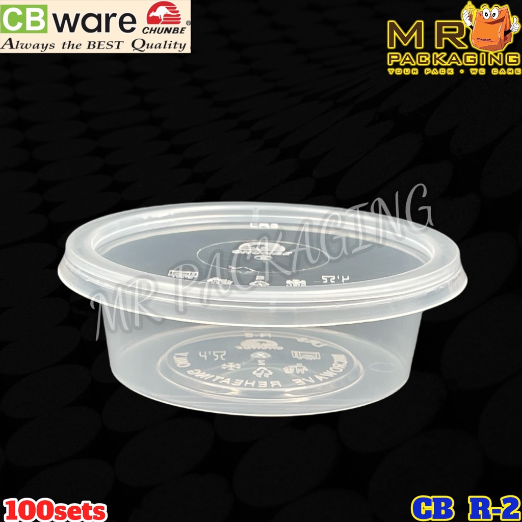 CB R2 Round Container With Lid ( 100sets± ) 2oz Disposable PP Plastic Food Box - Ware - Bekas ...