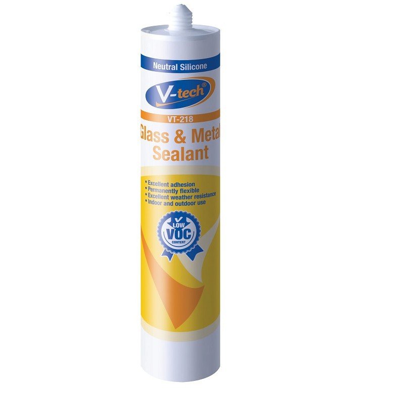 VT-218 GLASS & METAL SEALANT (WHITE)(NO ACID) | Shopee Malaysia