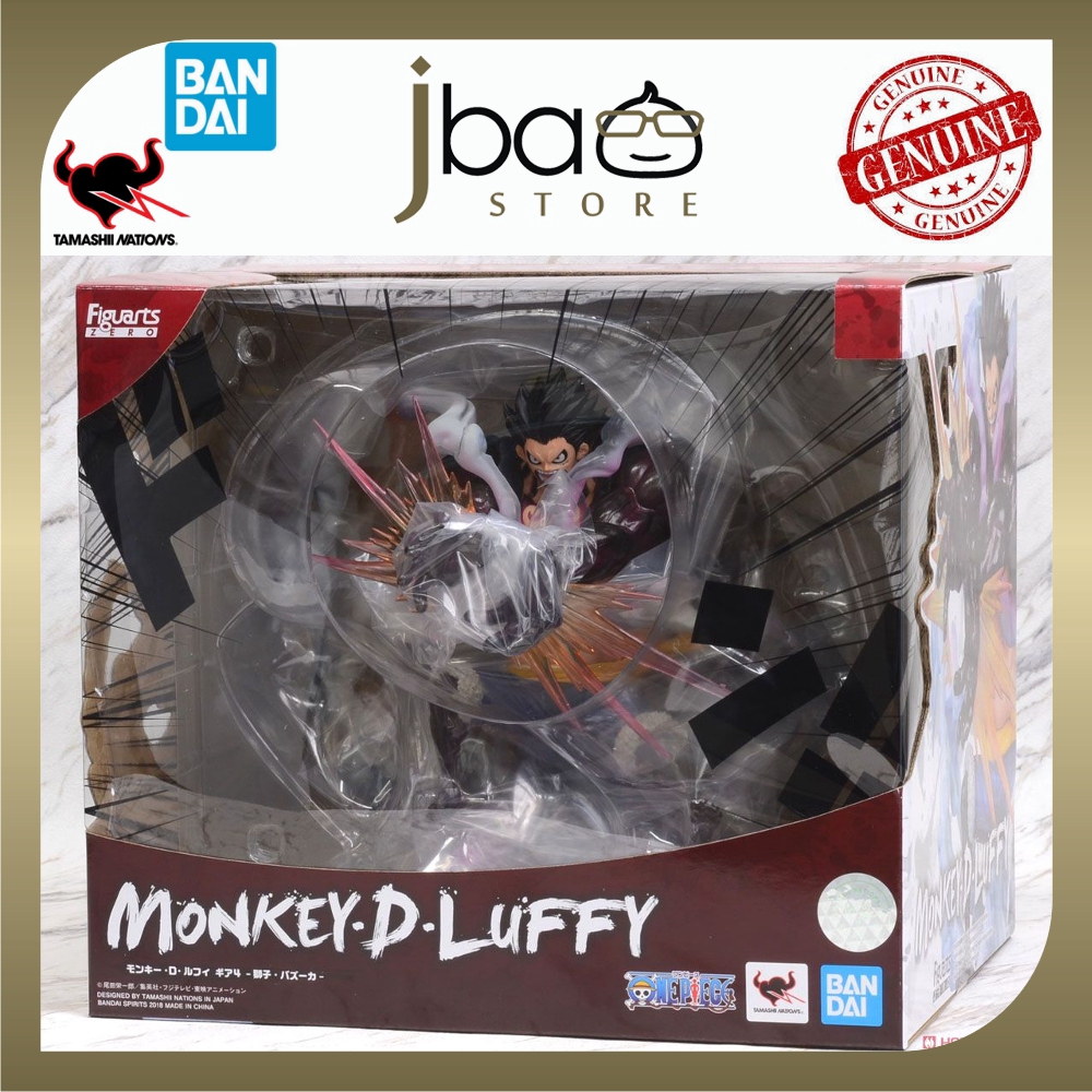 Bandai Figuarts Zero Monkey D. Luffy Fourth Gear Leo Bazooka One Piece ...
